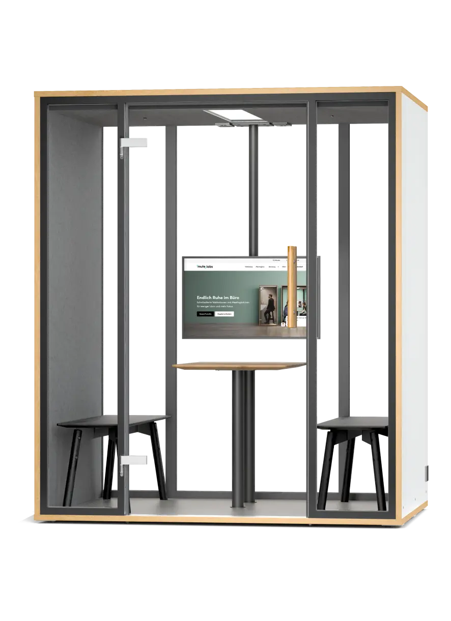 Die flexible Meetingbox für 2-4 Personen | mute-labs